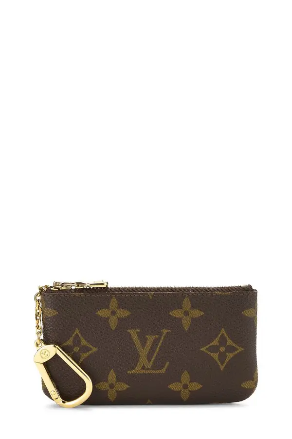 LOUIS VUITTON Monogram Canvas Pochette Clefs - Brown