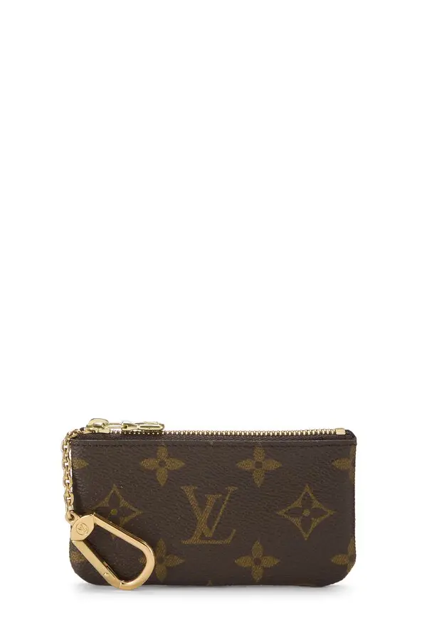 LOUIS VUITTON Monogram Canvas Pochette Clefs - Brown