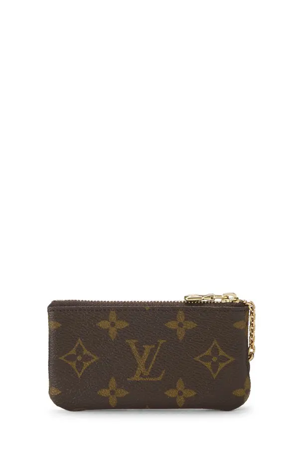 LOUIS VUITTON Monogram Canvas Pochette Clefs - Brown