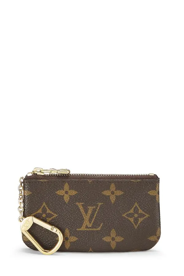 LOUIS VUITTON Monogram Canvas Pochette Clefs - Brown