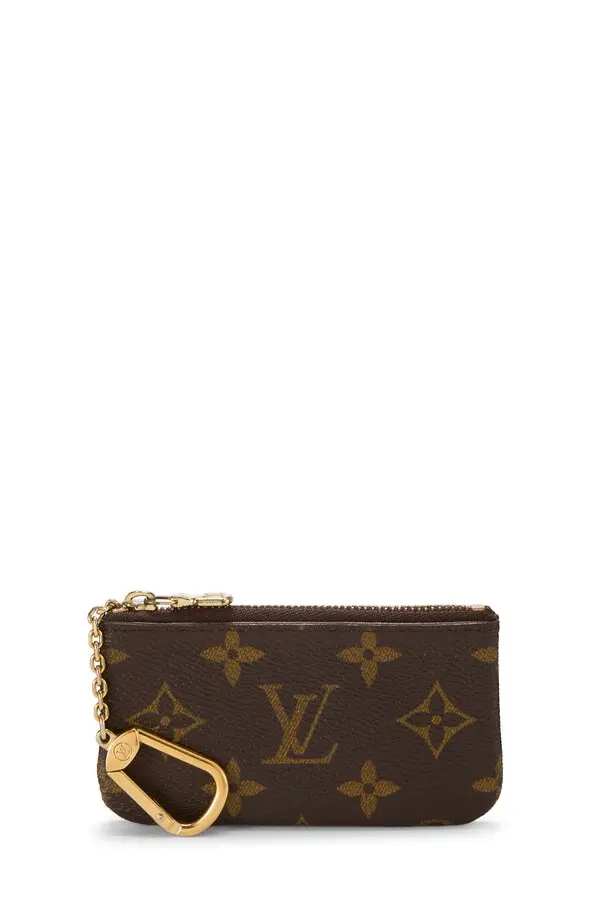 LOUIS VUITTON Monogram Canvas Pochette Clefs - Brown