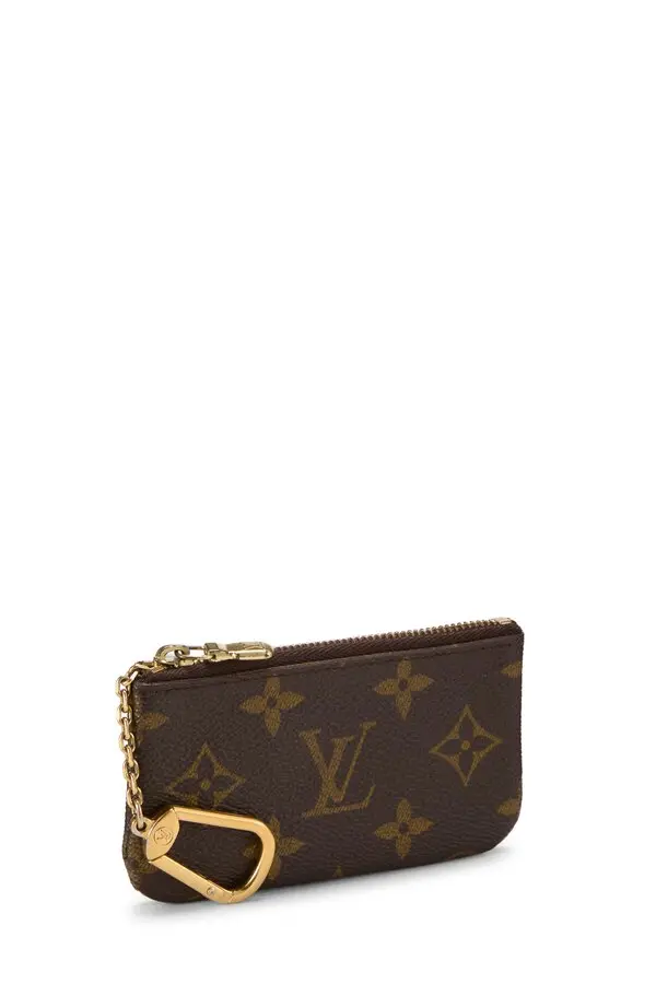 LOUIS VUITTON Monogram Canvas Pochette Clefs - Brown
