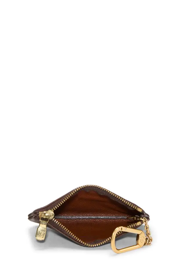 LOUIS VUITTON Monogram Canvas Pochette Clefs - Brown