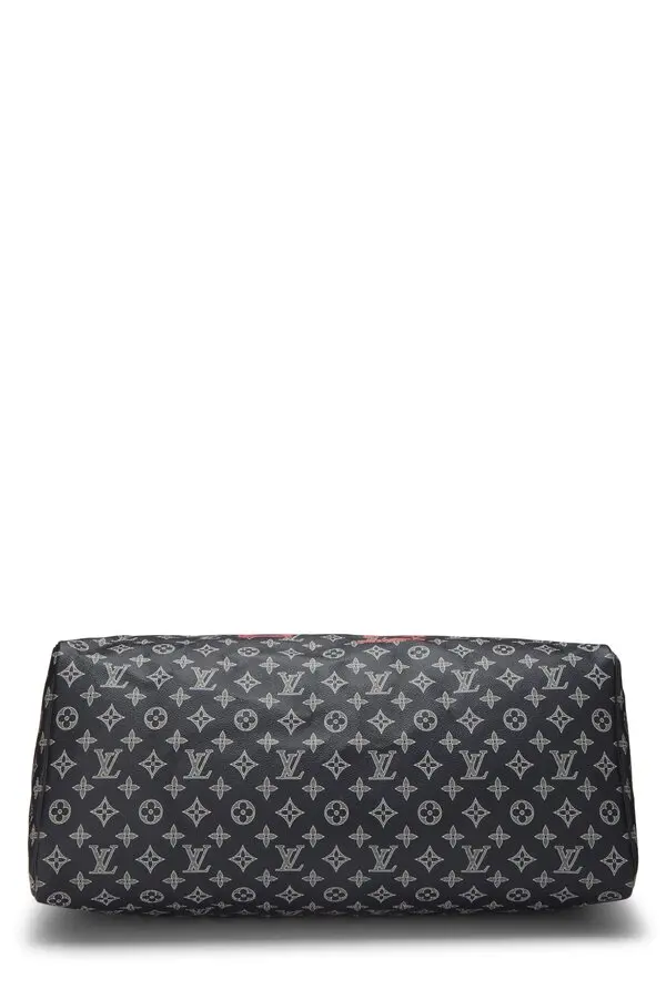 LOUIS VUITTON Kim Jones Monogram Upside Down Keepall Bandouliere 50 - Navy