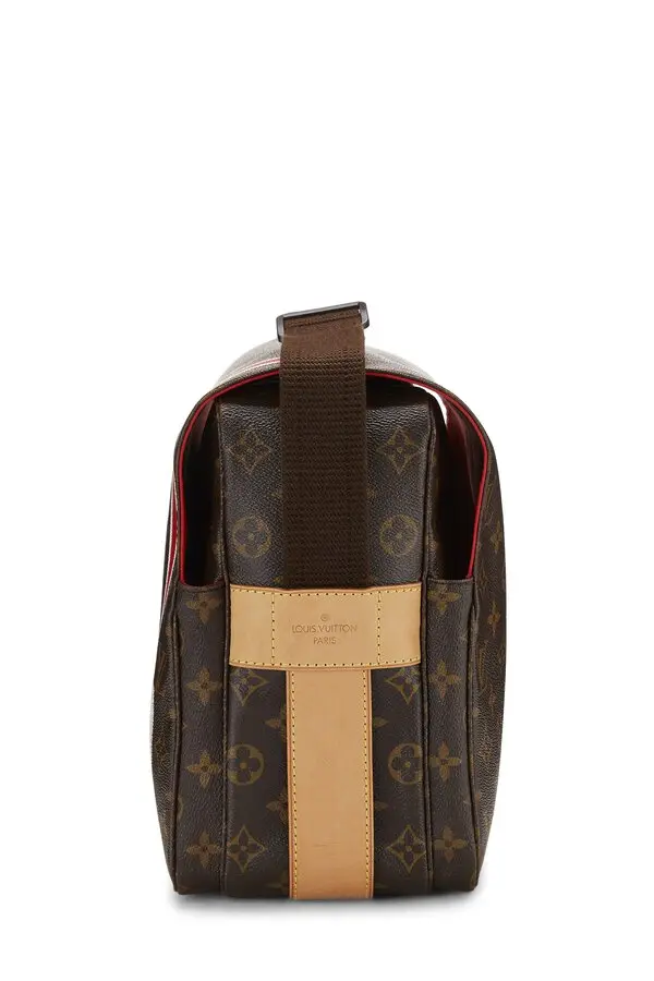 LOUIS VUITTON China Run Monogram Naviglio Messenger Bag