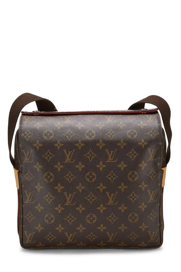 LOUIS VUITTON China Run Monogram Naviglio Messenger Bag