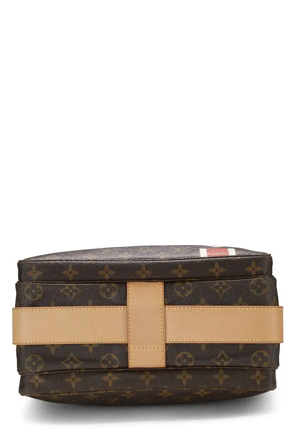 LOUIS VUITTON China Run Monogram Naviglio Messenger Bag