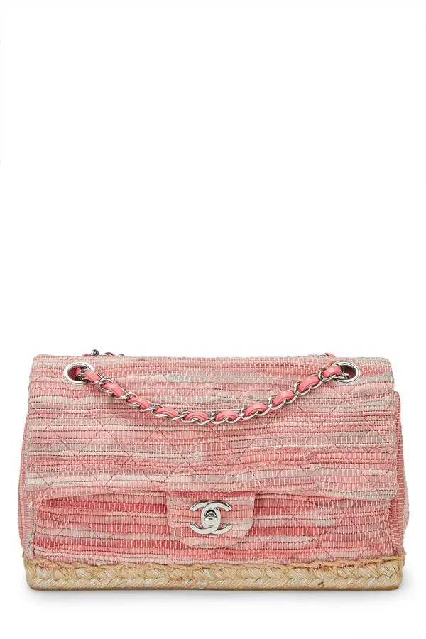 Chanel Raffia Espadrille Flap Bag
