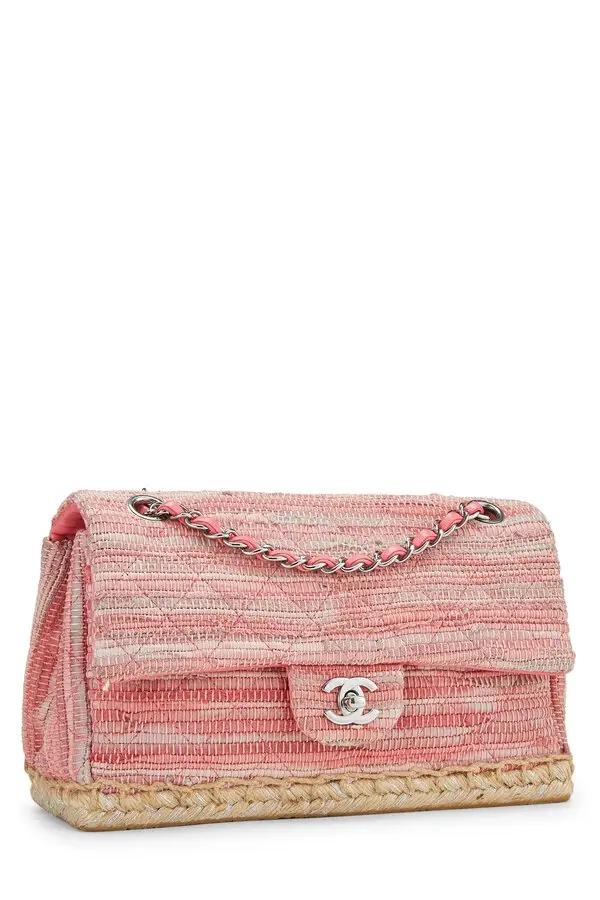Chanel Raffia Espadrille Flap Bag