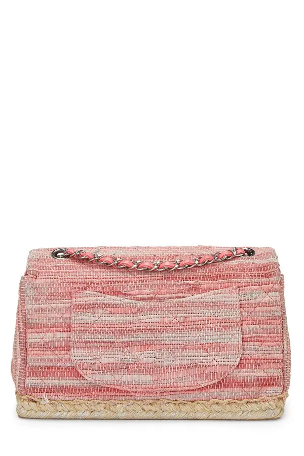 Chanel Raffia Espadrille Flap Bag
