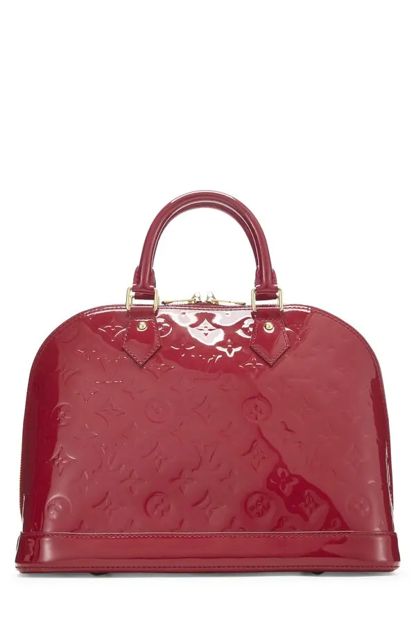 LOUIS VUITTON Monogram Vernis Alma - Red