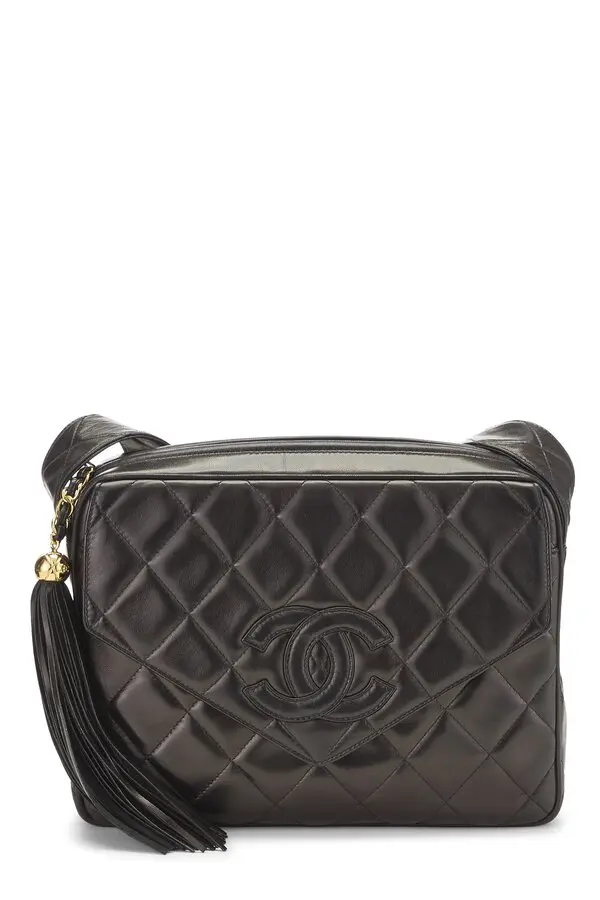 Chanel Quilted Lambskin Envelope Flap Shoulder Bag