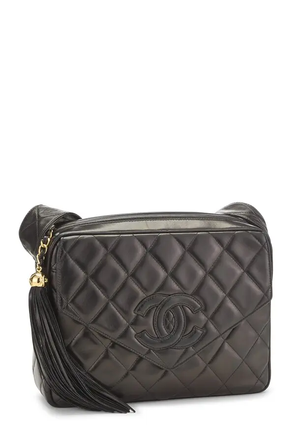Chanel Quilted Lambskin Envelope Flap Shoulder Bag