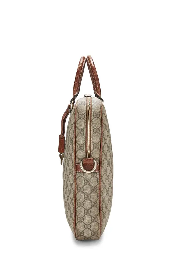 Gucci Gg Supreme Canvas Briefcase