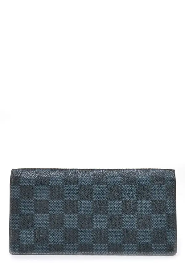 LOUIS VUITTON Damier Cobalt Brazza Continental Wallet