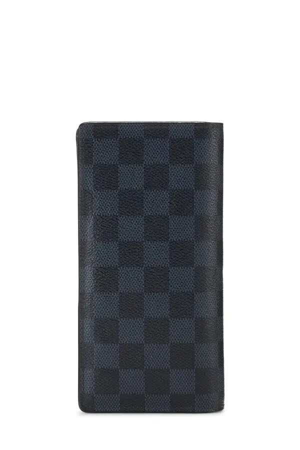 LOUIS VUITTON Damier Cobalt Brazza Continental Wallet