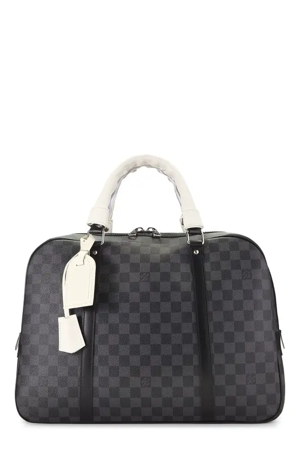 LOUIS VUITTON Damier Graphite Porte Documents-voyage - White