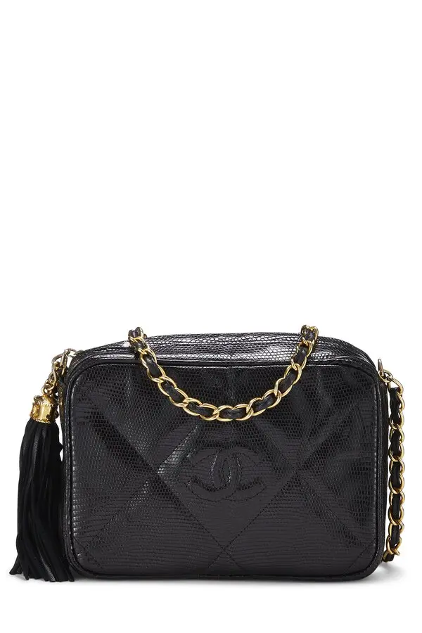 Chanel Lizard 'cc' Camera Bag Mini