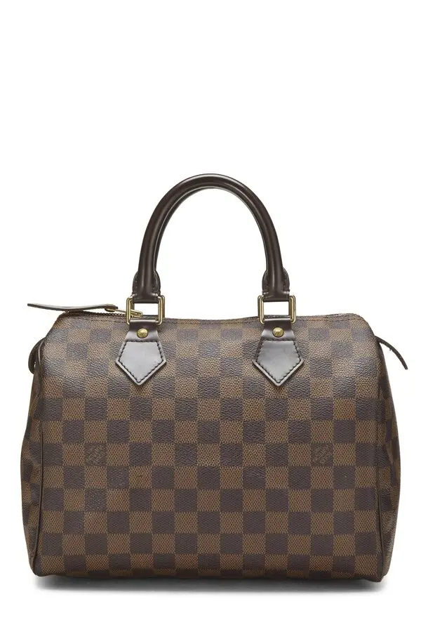 LOUIS VUITTON Damier Ebene Speedy 25