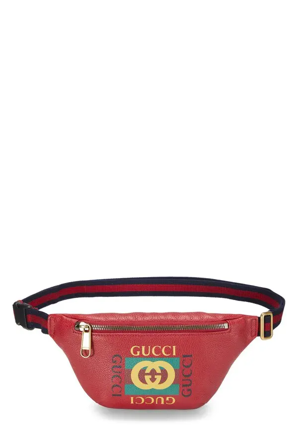 Gucci Leather Logo Belt Bag