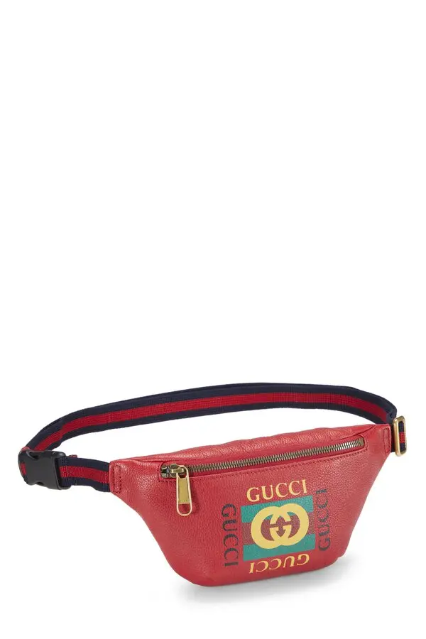Gucci Leather Logo Belt Bag