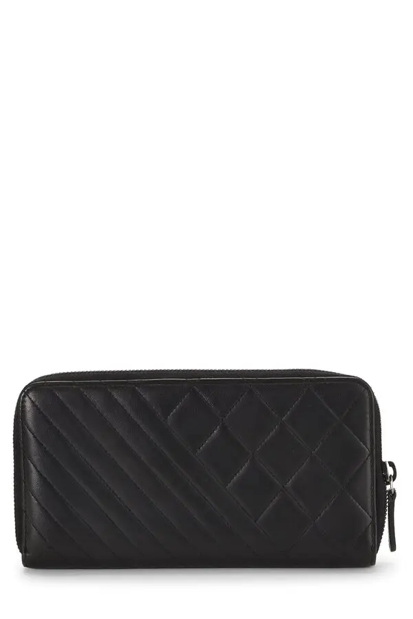 Chanel Lambskin Zip Around Wallet