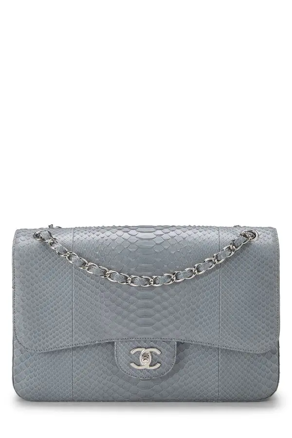 Chanel Classic Double Flap Shoulder Bag - Blue