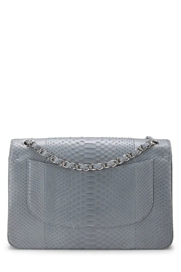 Chanel Classic Double Flap Shoulder Bag - Blue