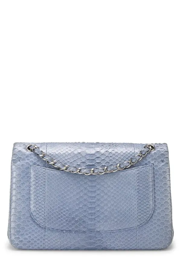 Chanel Classic Double Flap Shoulder Bag - Blue