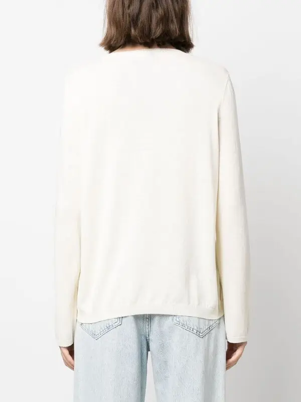 A.p.c. Logo-embroidered Jumper - Neutrals