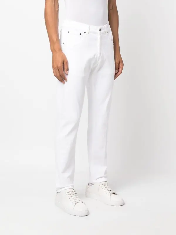 DONDUP Logo-plaque Tapered Jeans