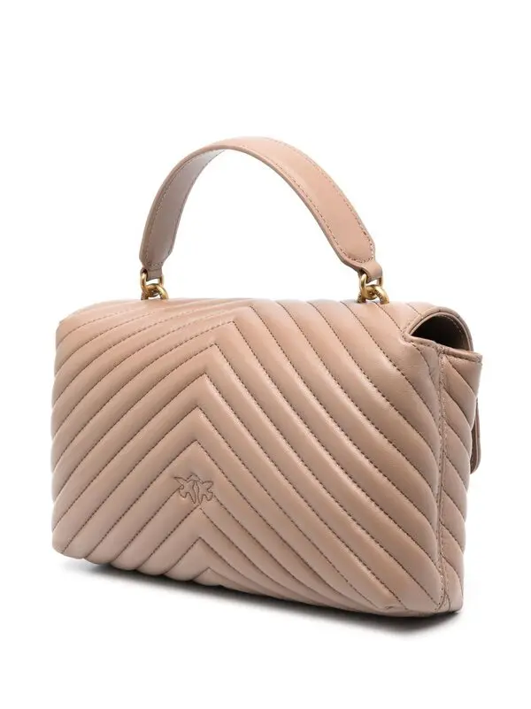 Pinko Medium Love Lady Puff Chevron Shoulder Bag