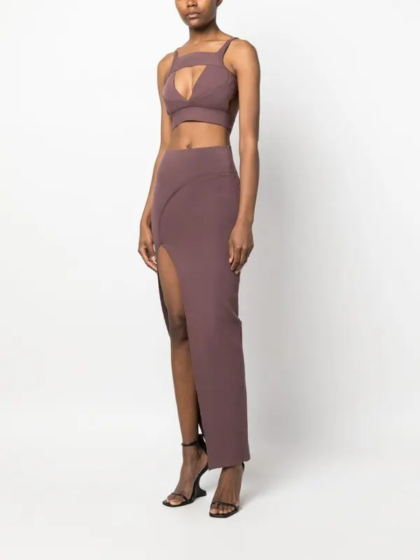 Rick Owens Theresa Panelled Midi Skirt