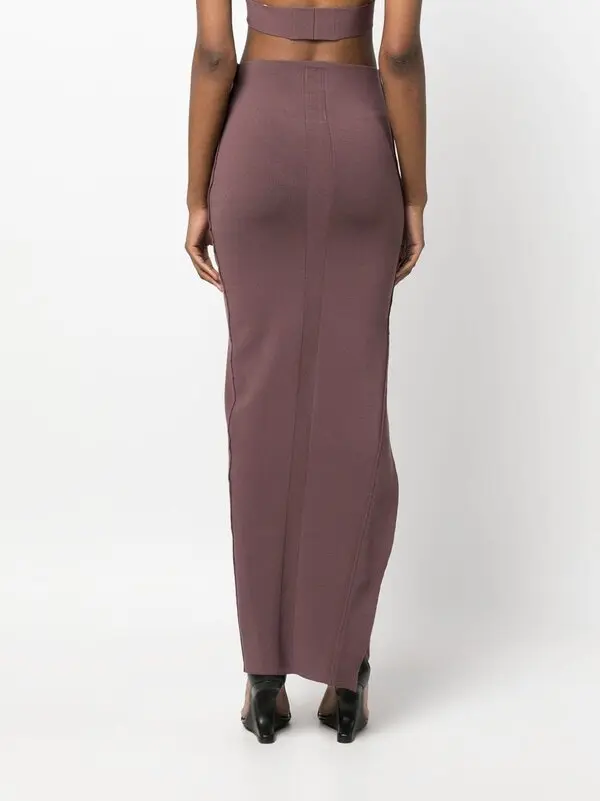 Rick Owens Theresa Panelled Midi Skirt