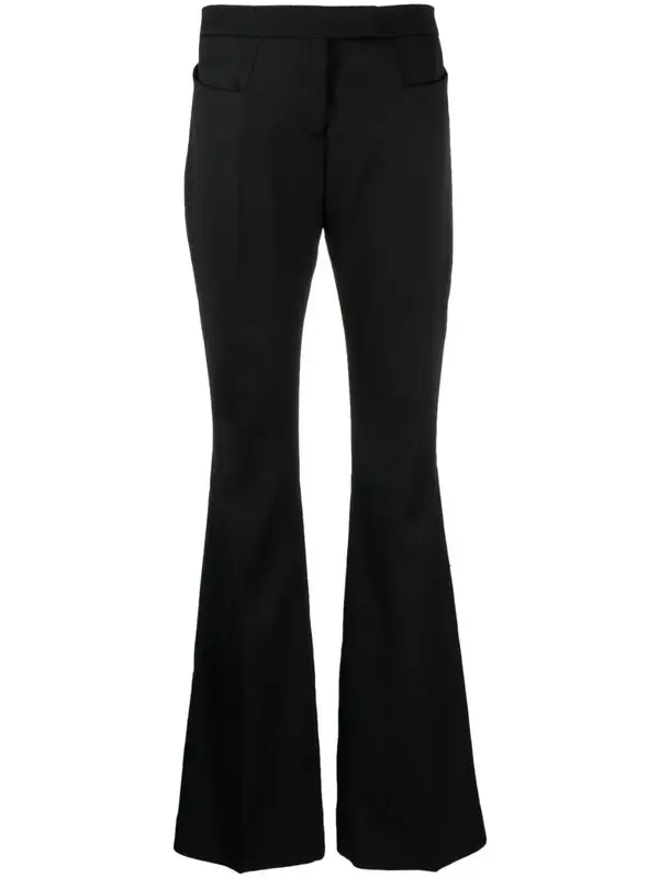 TOM FORD High-waisted Flared Trousers - Black