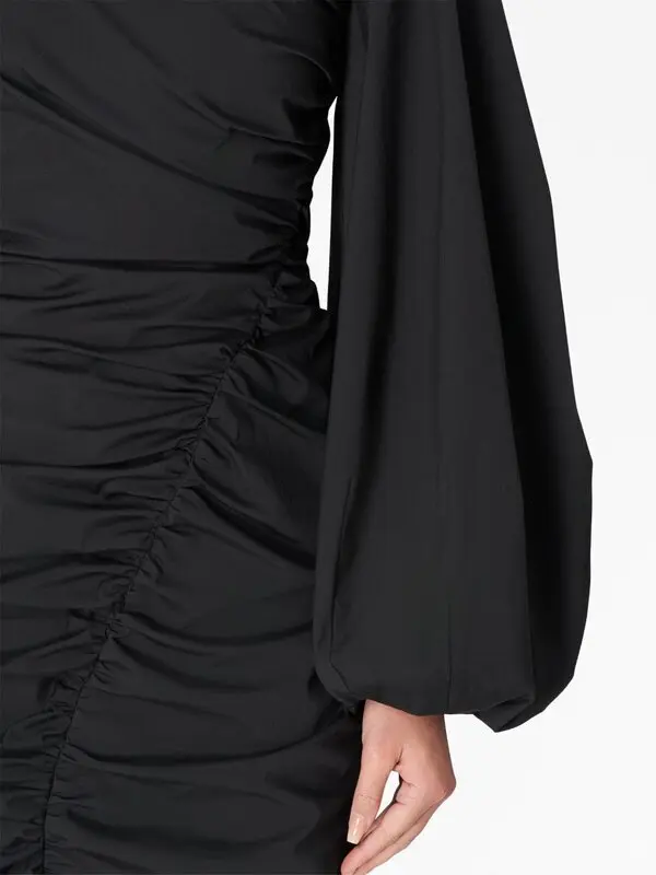 Carolina Herrera Puff-sleeve Midi Dress
