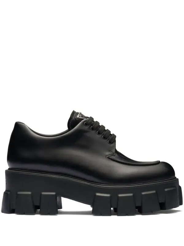 Prada Monolith Lace-up Derby Shoes