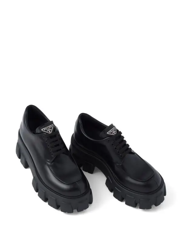 Prada Monolith Lace-up Derby Shoes