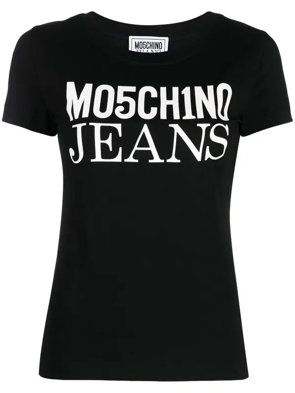 Moschino Logo Print Cotton T-shirt