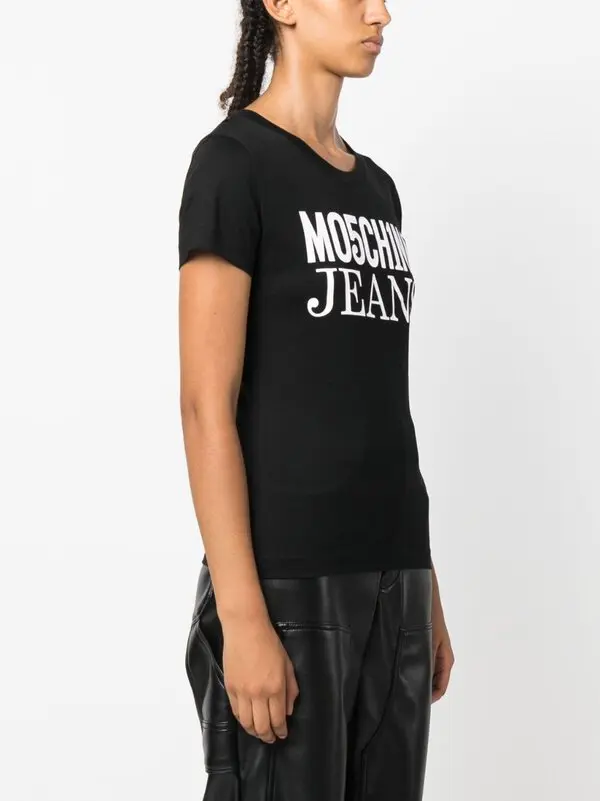 Moschino Logo Print Cotton T-shirt