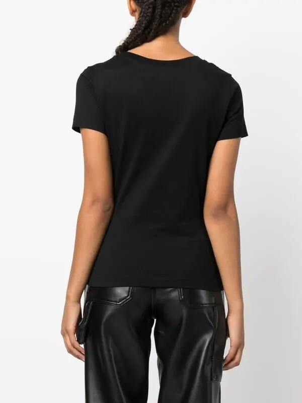 Moschino Logo Print Cotton T-shirt
