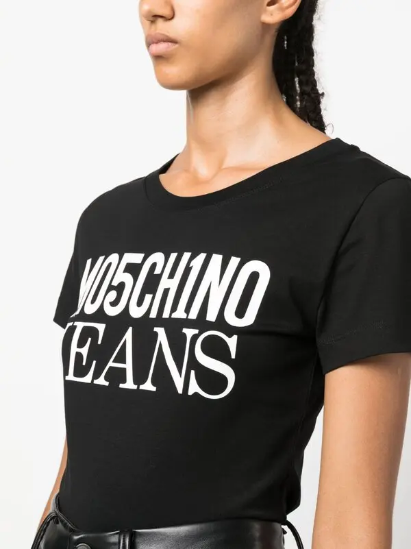 Moschino Logo Print Cotton T-shirt
