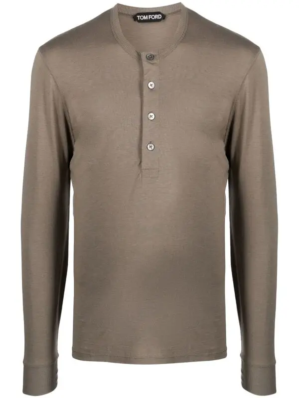 TOM FORD Long-sleeve Crew-neck T-shirt