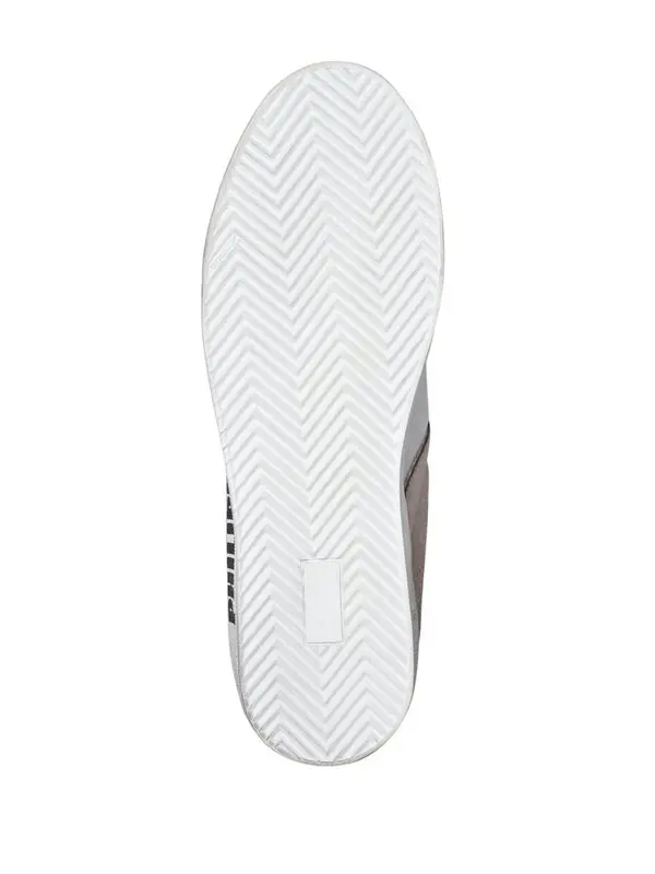 Philipp Plein Leather Sneakers - Grey