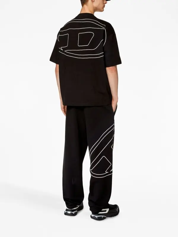 DIESEL® T-boggy-megoval-d T-shirt - Black