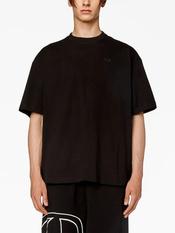 DIESEL® T-boggy-megoval-d T-shirt - Black