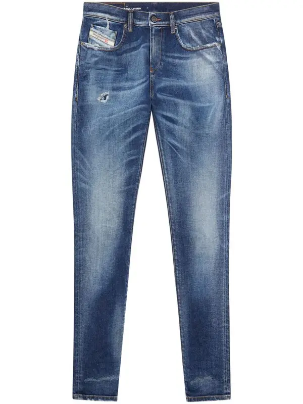 DIESEL® 2019 D-strukt 09g89 Slim-cut Jeans - Blue
