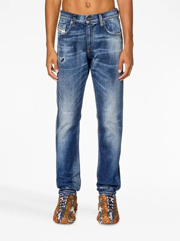 DIESEL® 2019 D-strukt 09g89 Slim-cut Jeans - Blue