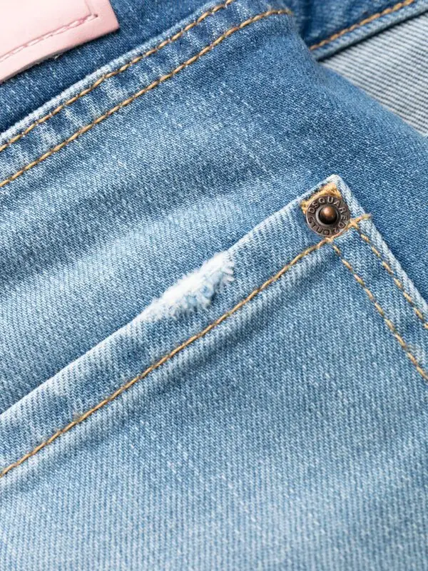Dsquared2 Logo-plaque Tapered Jeans
