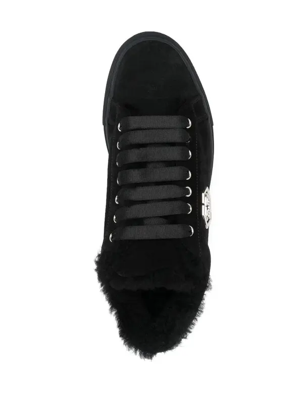 Philipp Plein Logo-plaque Leather Sneakers